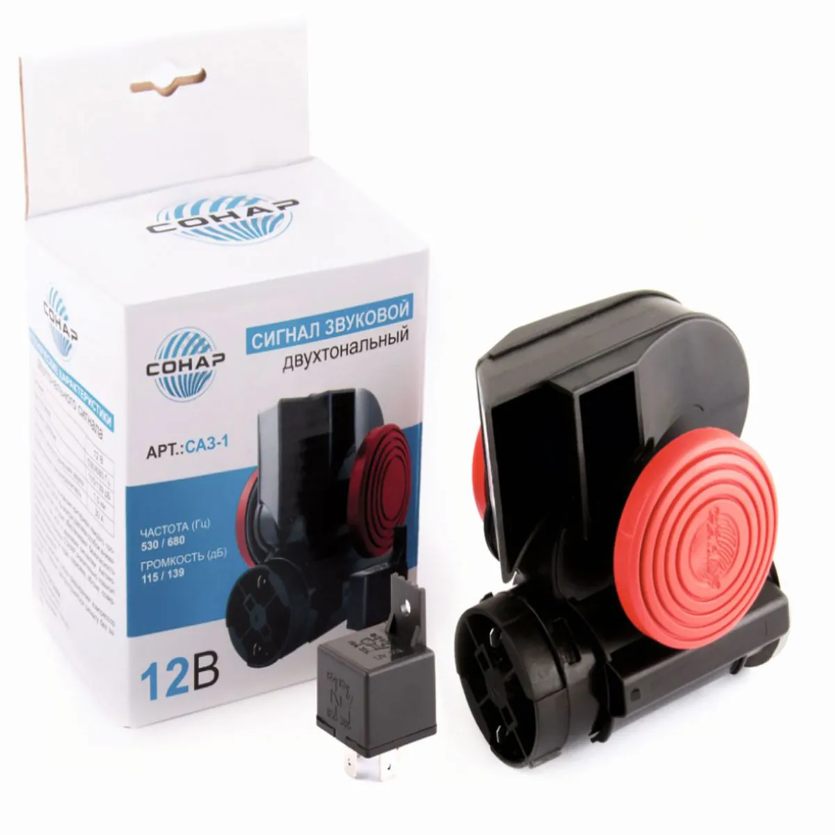 SIRENA 12V DVA TONA SA RELEJEM | Auto Dragstor | Online i Cena