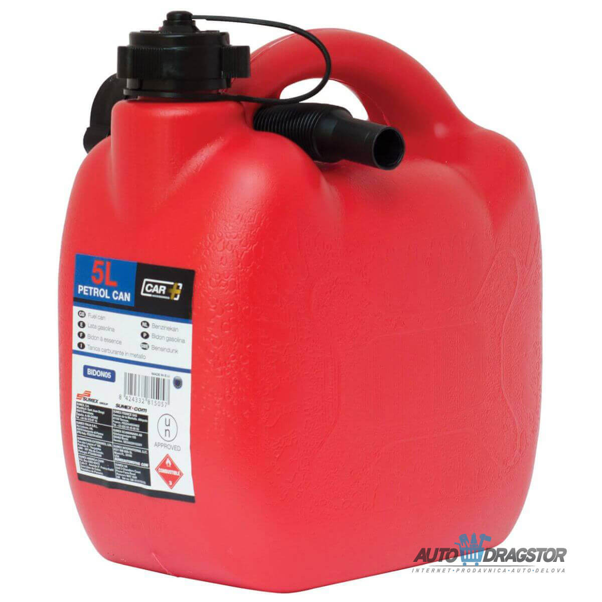 PLASTIČNI KANISTER 5L | Auto Dragstor | Online i Cena