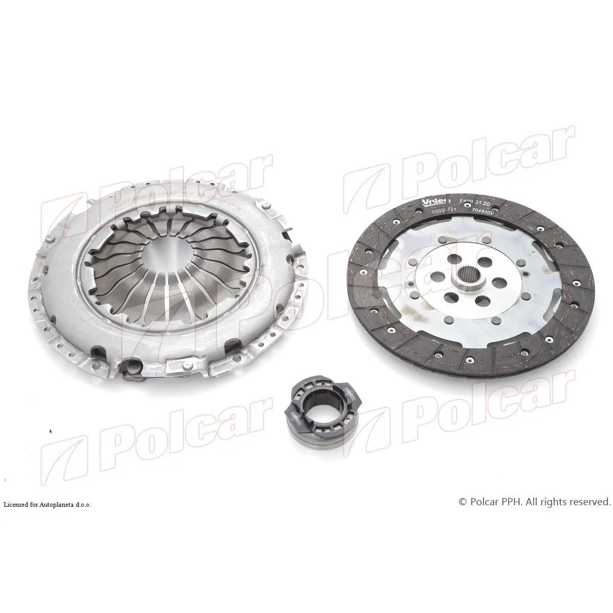 Kvačilo/komplet za zamenu (korpa lamela druk-lager) AUDI, SEAT, SKODA ...