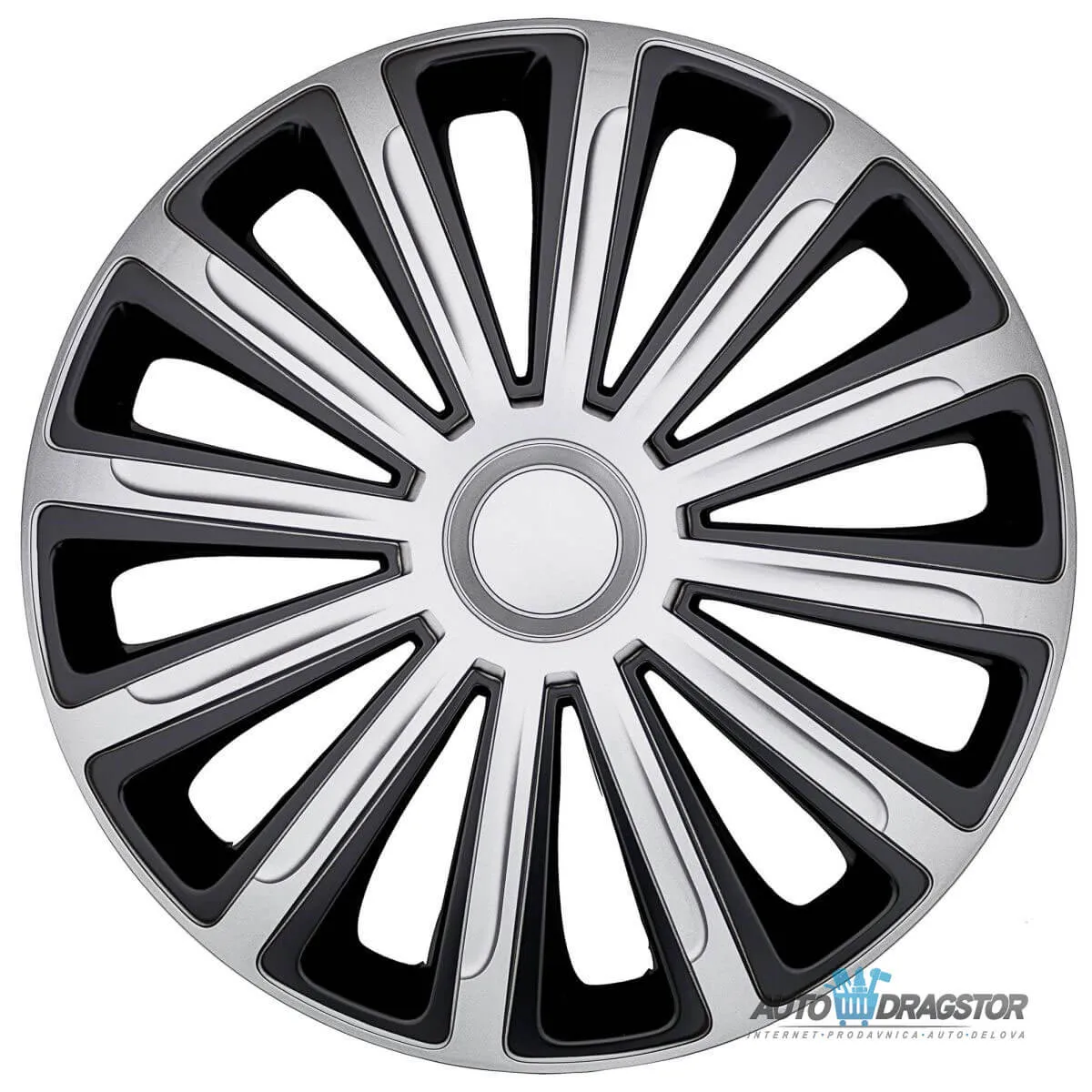 UNIVERZALNE RATKAPNE 13" SILVER BLACK SET | Auto Dragstor | Online i Cena